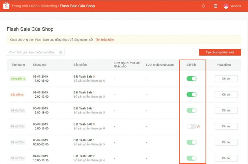 Cách đăng ký Flash Sale trên Shopee, cách tạo Flash Sale của Shop