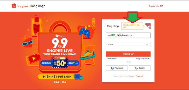 Cách quét mã QR trên Shopee để đăng nhập, thanh toán ShopeePay