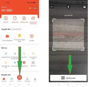 Cách quét mã QR trên Shopee để đăng nhập, thanh toán ShopeePay