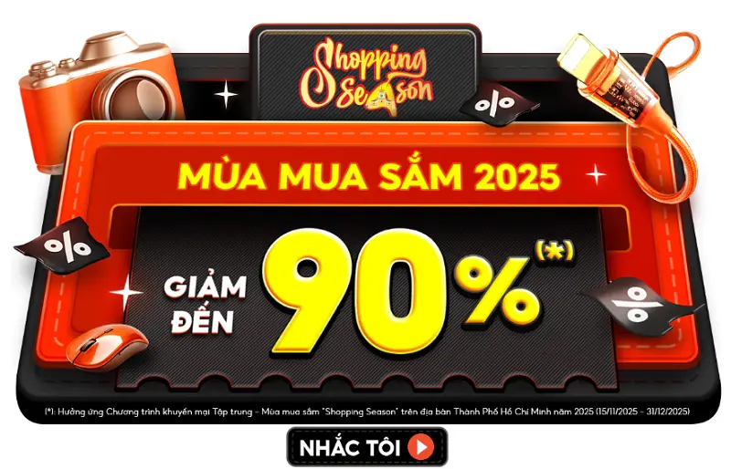Shopee Black Friday 2025: Giảm đến 90%, FreeShip 0Đ Mọi Đơn