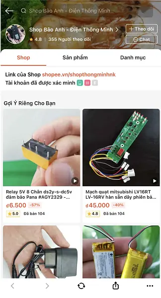 9 Shop linh kiện DIY trên Shopee uy tín, giá rẻ nhất hiện nay
